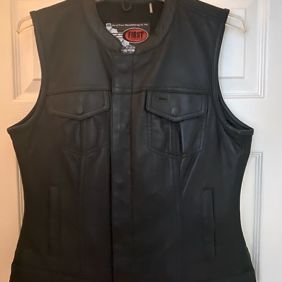 First Classics | Tops | Ladies Leather Motorcycle Cut | Poshmark